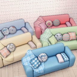 Chiikawa Creamy Style sofa - Files - The Sims 4 Build / Buy - CurseForge