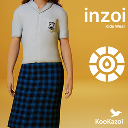 inZOI Kids Wear - School Uniform Set #004 - Dependencies - inZOI Create ...