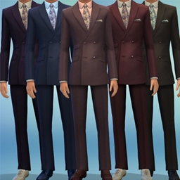 Male Elegant Base Game Suits - The Sims 4 Create a Sim - CurseForge