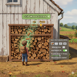 Wood Pile Storage A Smart Storage Unit - Stardew Valley Mods - CurseForge