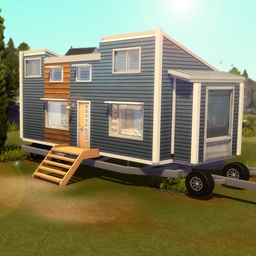 Tiny Blue House - Dependencies - The Sims 4 Rooms / Lots - CurseForge