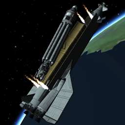 SSTO (Single Stage To Orbit) 50-ton "Cargo Shuttle" (Stock) - Kerbal ...