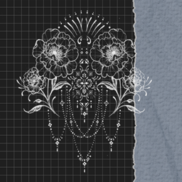 moonmoonsim flower lace male tattoo - moonmoonsim_flower_lace_m_tattoo ...