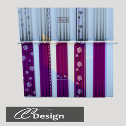 Berry-toned curtains. Left - Vorhang re.zip - The Sims 4 Build / Buy ...