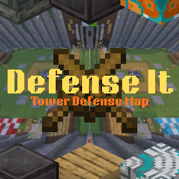 Defense It! (Tower Defense Map) - Minecraft Bedrock Maps - CurseForge