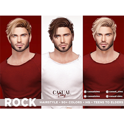 CasualSims - Rock Hairstyle Males - CasualSims 069 Hair Rock - Males ...