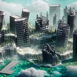 Abandoned City (Achievements On) - Gallery - Minecraft Bedrock Maps ...