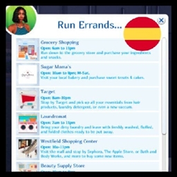 Run Errands By QMBIBI Spanish Translation - The Sims 4 Translations ...