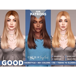 Casual Sims - Good Hairstyle - CasualSims 062 Hair Good.zip - The Sims ...