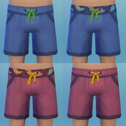 Toddler Swim Trunks Set - The Sims 4 Create a Sim - CurseForge
