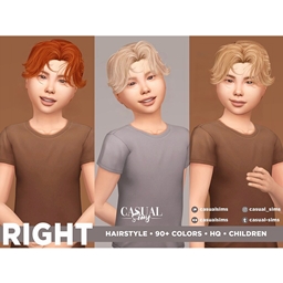 CasualSims - Right Hairstyle Children - Gallery - The Sims 4 Create a ...