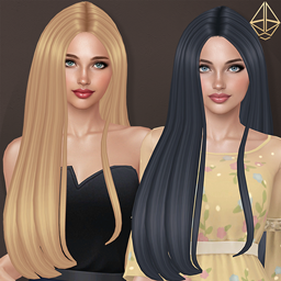 Aurum - Barbie extra long hairstyle - Gallery - The Sims 4 Create a Sim ...
