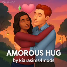 Amorous Hug Interaction by kiarasims4mods - Tradução PTBR - The Sims 4 ...