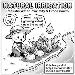 Natural Irrigation Realistic Water Proximity and Crop Growth - Files ...