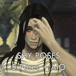 [F] Shy Posepack - [F] Shy Male Posepack.zip - The Sims 4 Mods - CurseForge
