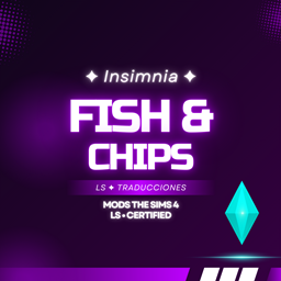 Traducción 🍽️ Fish & Chips (Applebee’s) – Insimnia 💜 - Files - The Sims ...