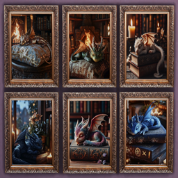 Cute Library Dragon Paintwall - The Sims 4 Build / Buy - CurseForge