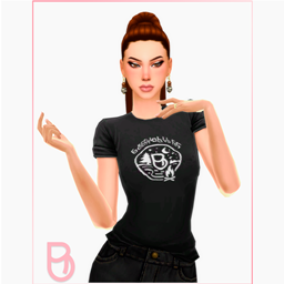 Woman Tee - Cloud - Version 1 - The Sims 4 Create a Sim - CurseForge