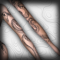 "Basilisk Spine" Tattoo - Files - The Sims 4 Create a Sim - CurseForge