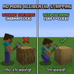No More Accidental Stripping - Gallery - Minecraft Mods - CurseForge