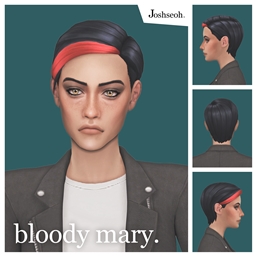 Eve Hair [JOSH JO_SE_OH] - The Sims 4 Create a Sim - CurseForge