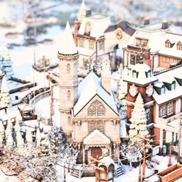 Christmas Town Village - Comments - The Sims 4 Rooms / Lots - CurseForge