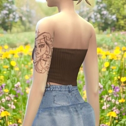 Dual Veil Arm Tattoo - The Sims 4 Create a Sim - CurseForge