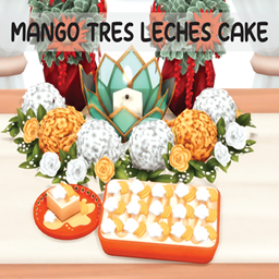 AlwaysJustJay Mango Tres Leches Cake / translation spanish by Monisims ...