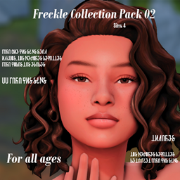 Freckle Collection Pack 02 - The Sims 4 Create a Sim - CurseForge