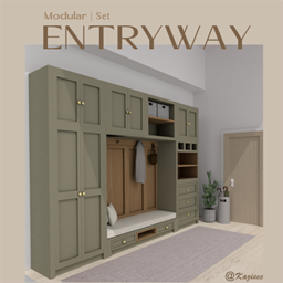 Kaziecc ~ Modular Entryway Set - Gallery - The Sims 4 Build / Buy ...