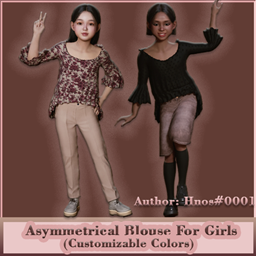 Asymmetrical_blouse_for_girls_C9566EB8 - Gallery - inZOI Create a Zoi ...