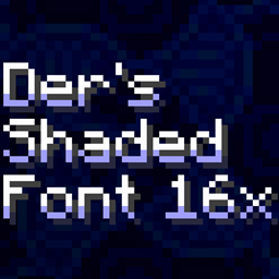 Der's Shaded Font 16x - Der's Shaded Font 16x v8 (Amethyst) - Minecraft ...