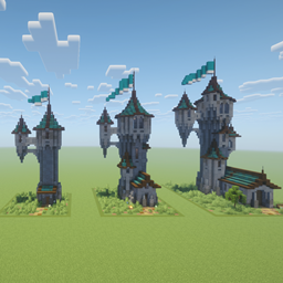 Tower Set: 5 Size Variants - towers.mcworld - Minecraft Bedrock Maps ...