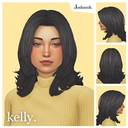 Megumi Hair - The Sims 4 Create a Sim - CurseForge