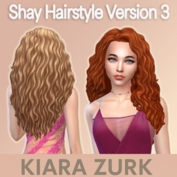 Shay Hairstyle Version 3 - The Sims 4 Create a Sim - CurseForge