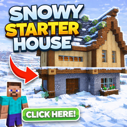 SNOWY STARTER HOUSE - Gallery - Minecraft Bedrock Maps - CurseForge