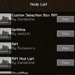 Rift Mod List - Minecraft Mods - CurseForge