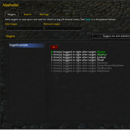 AltsFinder - World of Warcraft Addons - CurseForge