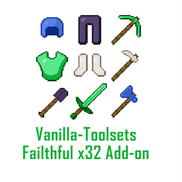 Vanilla Toolsets Faithful x32 Add-on - Minecraft Resource Packs ...