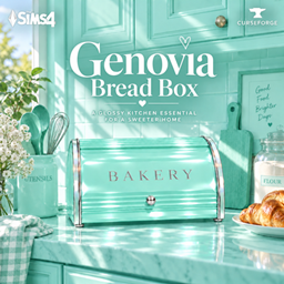 Genovia Café Collection • Bakery Bread Box - The Sims 4 Build / Buy ...