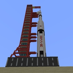 1:1 NASA VAB and Saturn V - Minecraft Worlds - CurseForge