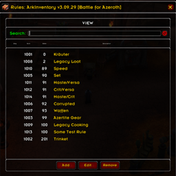 ArkInventoryCharacterRules - World of Warcraft Addons - CurseForge