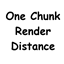 One Chunk Render Distance - Minecraft Mods - CurseForge