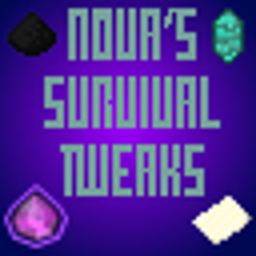 Nova's Survival Tweaks (Discontinued) - Minecraft Mods - CurseForge
