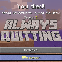 Always Quitting - Minecraft Modpacks - CurseForge
