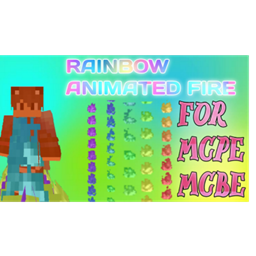 ANIMATED RAINBOW FIRE by DKG770 - Minecraft Bedrock Addons - CurseForge