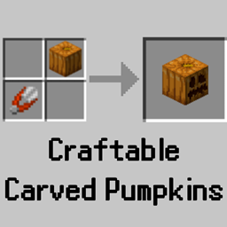 Craftable Carved Pumpkins - Minecraft Mods - CurseForge