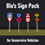 Blu's Sign Pack [MTS/IV] - Minecraft Mods - CurseForge