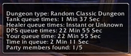 LFG Timer - World of Warcraft Addons - CurseForge
