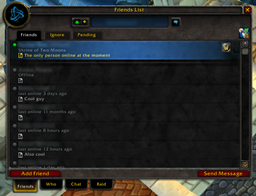 Extended Social UI - World of Warcraft Addons - CurseForge